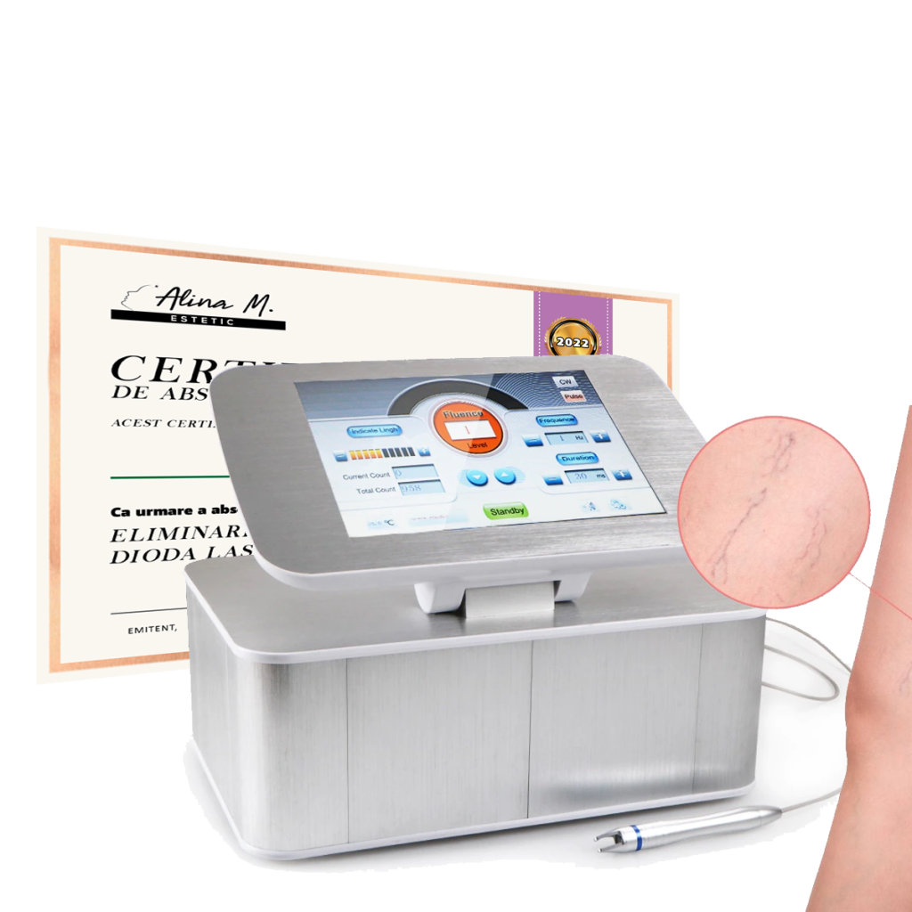 Curs laser Dioda 980nm venectazii (capilare sparte) - Alina M Estetic